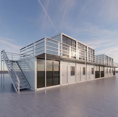 China 20ft 40ft Prefab Shipping Container House Luxury Prefabricated Modular Homes Modular Prefab Glass House for sale