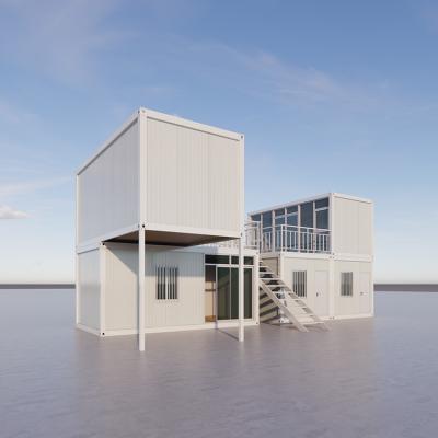 China BOX SPACE 2 Bedrooms Quick Build Prefabricated Villa, Modular Mobile Container House, Tiny House Living for sale