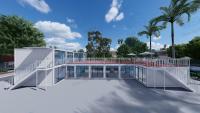 China Cheap Custom Small Office Prefab Modular Container Home Prefabricated Container House Tiny House For Construction Site for sale