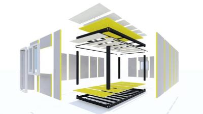 China Boxspace 20ft Container House With UPVC Sliding Window 6x3m Modular Structure Prefabricated House Kit House For Site Residence for sale