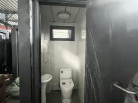 China 2.4M X 1M Flat Pack Portable Toilet With Stronger Frame And Insulated Wall, Prefabricated Plumbings And Wiring for sale