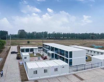 China Prefabricated House Container Prefab School Building Temporary Offices Prefabricated Dormitory Low Cost Container Classroom for sale