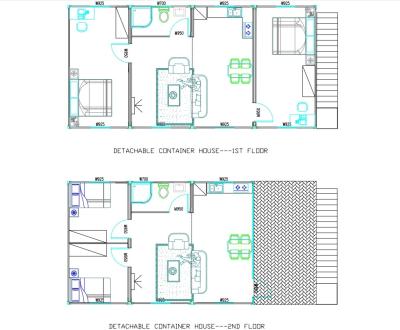 China Log Cabin Kits Prefab House For Garden Rooms And Cabin House Thailand Portable Container House With Well Insulation for sale