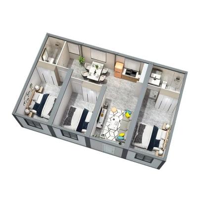China Eco-Friendly Modular Container House Prefab Wind Resistence 120KM/H for sale