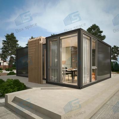 China Container Resort Container Hotel Modular Structure Home For One Bedroom Two Bedrooms Prefab Container House for sale