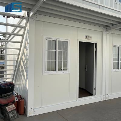 China 20ft Shipping Container House Urban Tiny Home Solutions Compact Modular Cabins Steel Prefab Housing for sale