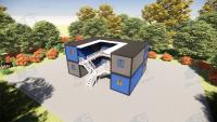 China Malaysia Modular Kit House Container Apartment For Rental Business Container Dormitory Construction Site for sale