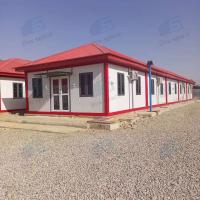 China Boxspace single Story Design Capsule Apartment Office Large Space Prefab Modular Detachable Container House With Pitch Roof for sale