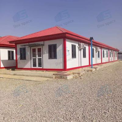 China Boxspace single Story Design Capsule Apartment Office Large Space Prefab Modular Detachable Container House With Pitch Roof for sale