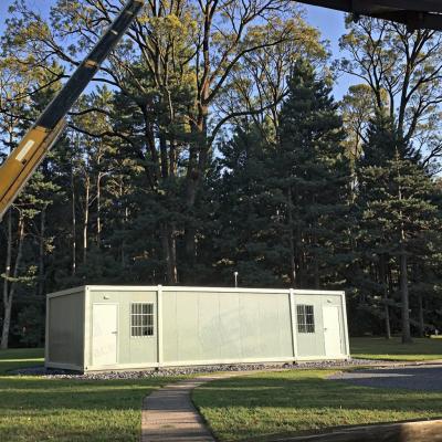 China Boxspace 40ft Luxury 2 Bedroom Detachable Container House Glass Container House Australian Standard Prefab Homes Tiny House for sale