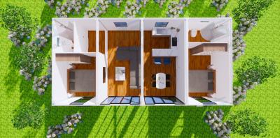China Prefabricated Container House with Detachable Knock Down System Ideal for Worker Camp Site Office and Tiny House Solutions for sale