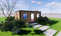 China Container House Manufacturer prefab Shipping Container House For Living prebuilt container shops Commerical street mobile shop and bar for sale