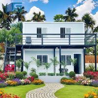 China 36-144 Square Meters Stackable Modular Homes Prefab House Price Custom Prefabricated Container House 2 Bedroom Container House for sale