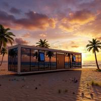 China Modern Design Modular House Prefabricated Steel Structure Building Container Home for Hotel High Strength Modular Container Home for sale