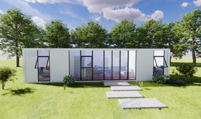 China Boxspace Portable Home 12m*3.8m Container House With 2 Bedrooms 12m*6m container booth with open space for sale