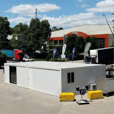 China Boxspace Container Site Office With Insulation Sandwich Panel Movable Modular Container Office Portable Cabin for sale