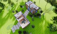 China Boxspace Prefabricated Container Home For Garden 2 Bedroom Container House Container Module House For Backyard for sale