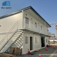 China Customized 20ft 40ft Modular House Prefabricated Office Building Portable Container House for Site for sale