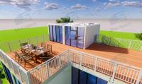China Boxspace Modern Luxury Modular House Prefabricated Steel Structure Villa for Residential Living Family Home Container House for sale