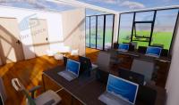 China Boxspace Foldable Container Office Modular bar Office Building Modular Prefab Office Container Modular Container Office for sale