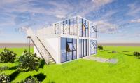 China Boxspace Prefab Modular Container House 3 Bedroom Prefab House Modular House Shed Container Tiny Homes Ready To Ship 3 Bedroom 2 Bath for sale