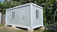 China Boxspace 20ft X 10ft Container Houses Portacabin Kit Home For Construction Site Prefab Houses With Rock Wool Insulation for sale