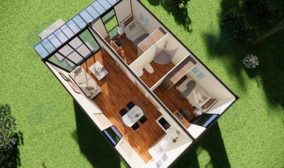 China 40ft Container Houses Prefab 3 Bedrooms Luxury Prefab House Cheap Tiny Container Prefabricated Mobile Home With Customize Layout for sale