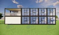China Boxspace Foldable Container Office Modular bar Office Building Modular Prefab Office Container Modular Container Office for sale