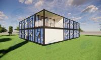 China Boxsapce Custom Container Houses Prefab Container House Container Homes 20ft Luxury Hotel Stackable Modular Hotel Airbnb Rental Apartment for sale