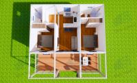 China Boxspace 9x9m Prefabricated Houses Modular Container House Modular Tiny House Modular Container Home With 2 Bedrooms And 2 Bath for sale