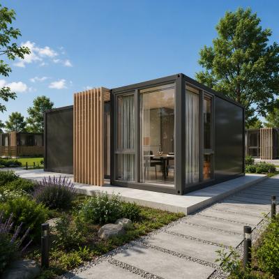 China Boxspace Quick Install Modern Prefabricated Modular House Waterproof Steel Structure Container Home for Living for sale
