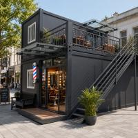 China Boxspace 30 ft Expandable Container House Prefab Container House with Solar Electricity Foldable Container House 40ft for sale
