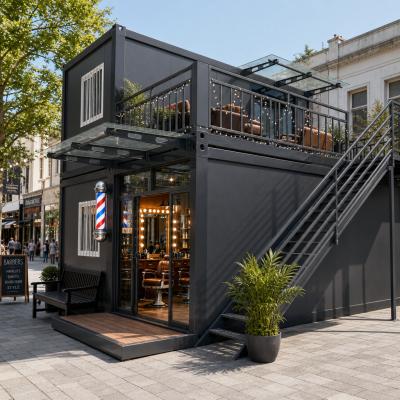 China Boxspace 30 ft Expandable Container House Prefab Container House with Solar Electricity Foldable Container House 40ft for sale
