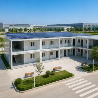 China Boxspace Solar Powered Container House Solar Panels Container House Container House with Solar Powered Collapsible Container House Price for sale