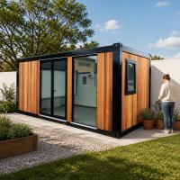 China Boxspace Prefab Homes 1 Bedroom Prefab Modular Home Modular Prefab Container Home Houses in Container Modern Prefab Container House for sale