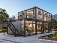 China Boxspace 30 ft Expandable Container House Container House 40ft 2 Storey Z Folding Container House Folding Container House 40ft for sale