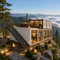 China Boxspace Two Storey Container Homes 20 Foot Shipping Container Home a Frame Prefab House Villas Prefab Houses Modern Luxury Design for sale