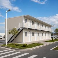China Boxspace Modular Prefab House Prefab Modular House Container Home 4 Bedroom House Container 1 Bedroom and Kitchen and Bathroom for sale