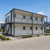 China Boxsapce 2 Story Container House 20ft Prefabricated Container House 30 ft Expandable Container House Foldable Prefab Container House for sale