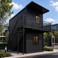 China Boxsapce 2 Story Container House 20ft Prefabricated Container House 30 ft Expandable Container House Foldable Prefab Container House for sale