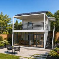 China Boxsapce 2 Story Container House 20ft Prefabricated Container House 30 ft Expandable Container House Foldable Prefab Container House for sale