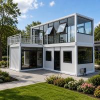 China Boxspace Prefab Houses 3 Bedrooms Luxury 3 Story Prefab House Unique Prefab House Tiny House Contenedor Hurricane Proof Prefab House for sale