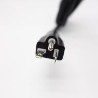 China 1.5m European Computer Eu Ac US Power Cord with Customized Rated Voltage 110-250V for sale