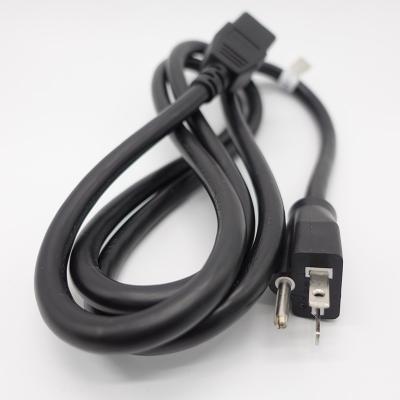 China 1.5m European Computer Eu Ac US Power Cord with Customized Rated Voltage 110-250V for sale