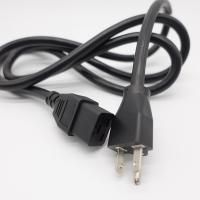China 1.5m European Computer Eu Ac US Power Cord with Customized Rated Voltage 110-250V for sale