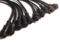 China ISO9001/CE/ROHS Certified Solder Wire Harness for Waterproof Straight Plug Power Cable for sale