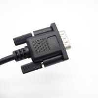 China Male-Female RS232 Data Serial DB9 to DB25 Open Tail Cable with 16 ga Copper Conductors for sale