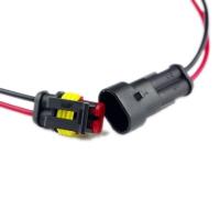 China AMP OEM Color Auto Connector for Car Waterproof Male and Female Connector 2pin 3pin for sale