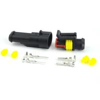 China AMP OEM Color Auto Connector for Car Waterproof Male and Female Connector 2pin 3pin for sale