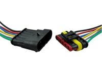 China AMP OEM Color Auto Connector for Car Waterproof Male and Female Connector 2pin 3pin for sale